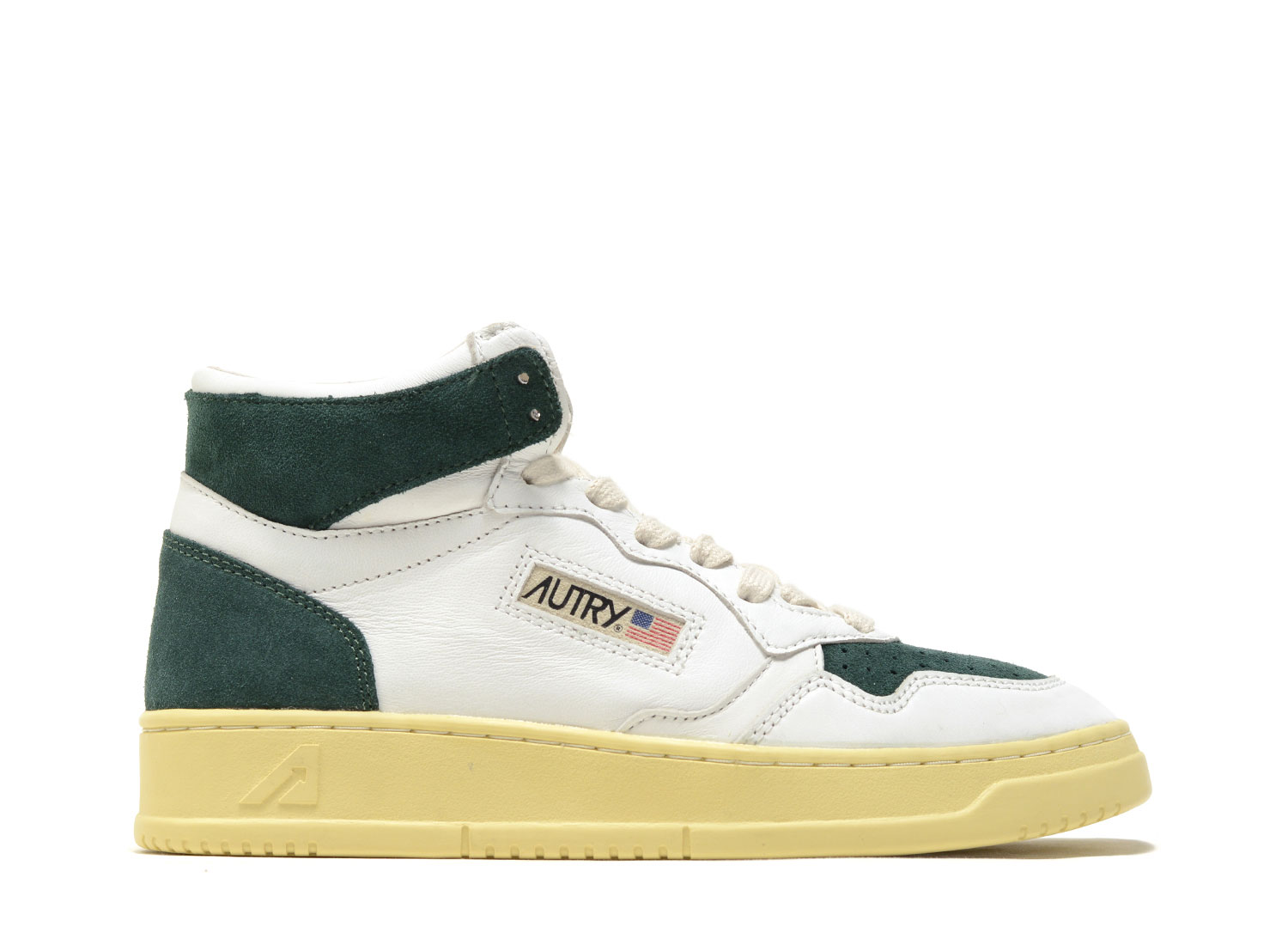 autry 01 mid sl09 suede leather white bottle