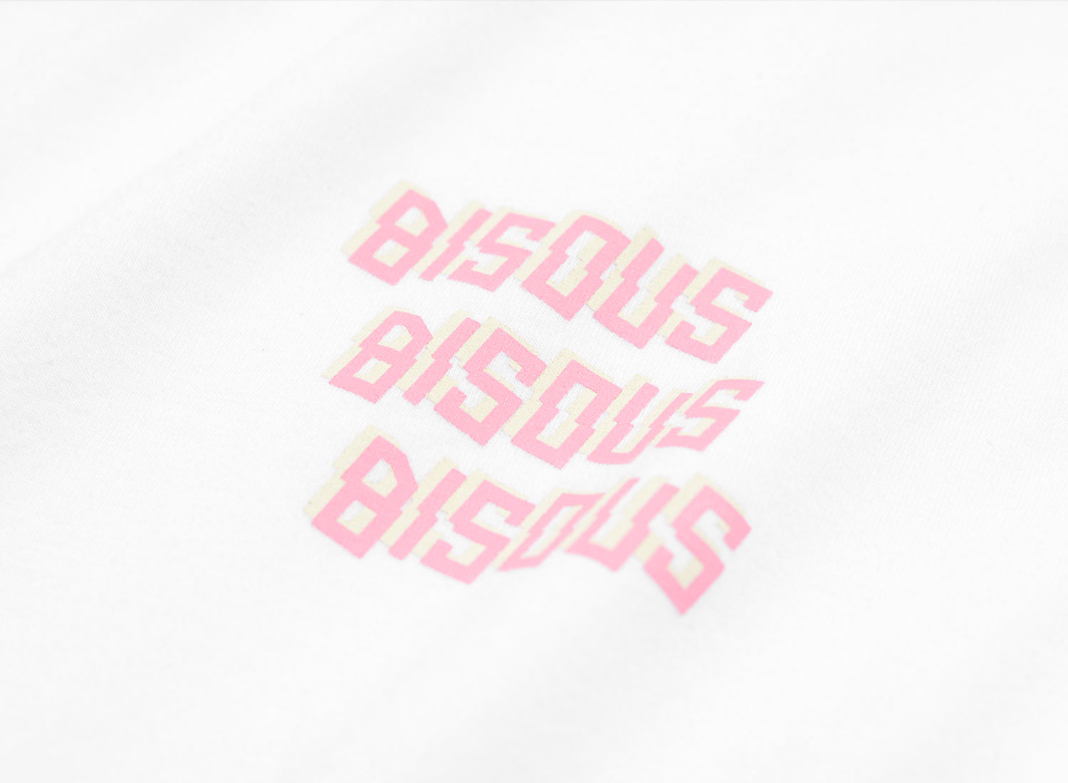 bisous skateboards bisous x3 tee white 50 00 epuisé bisous skateboards bisous x3 tee white t ...