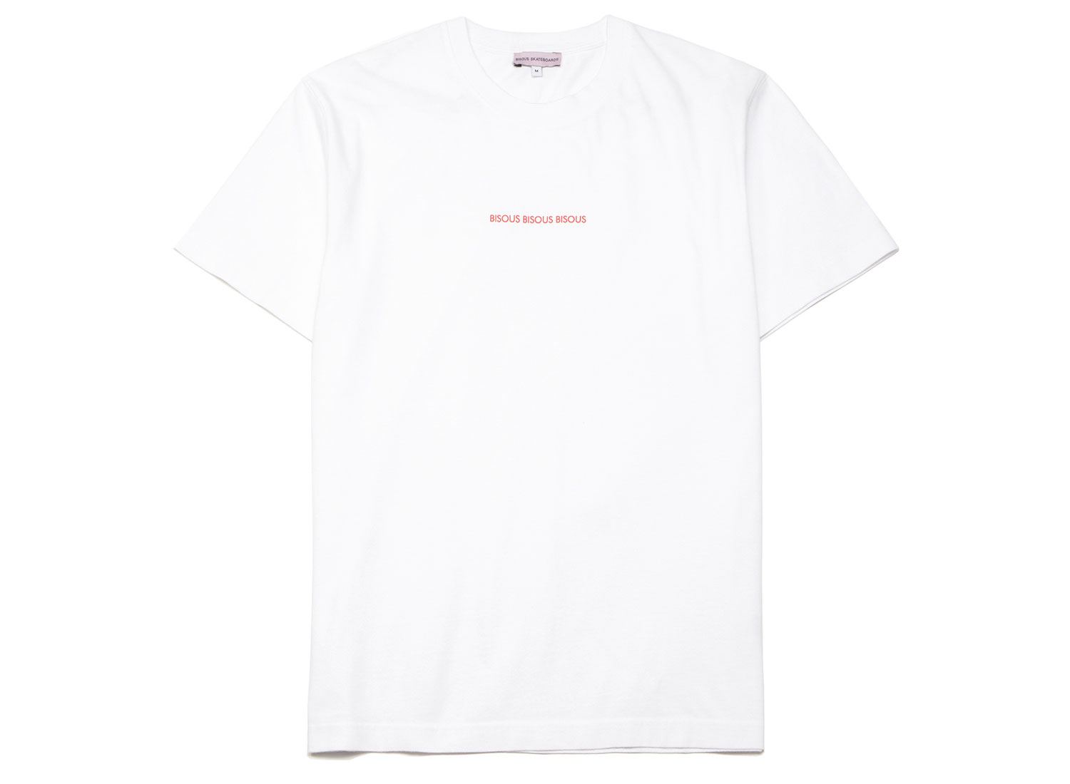 BISOUS SKATEBOARDS BISOUS BISOUS BISOUS TSHIRT WHITE
