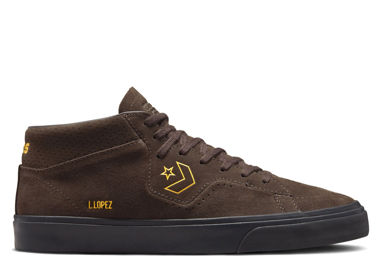 converse louie lopez pro mid velvet brown amarillo