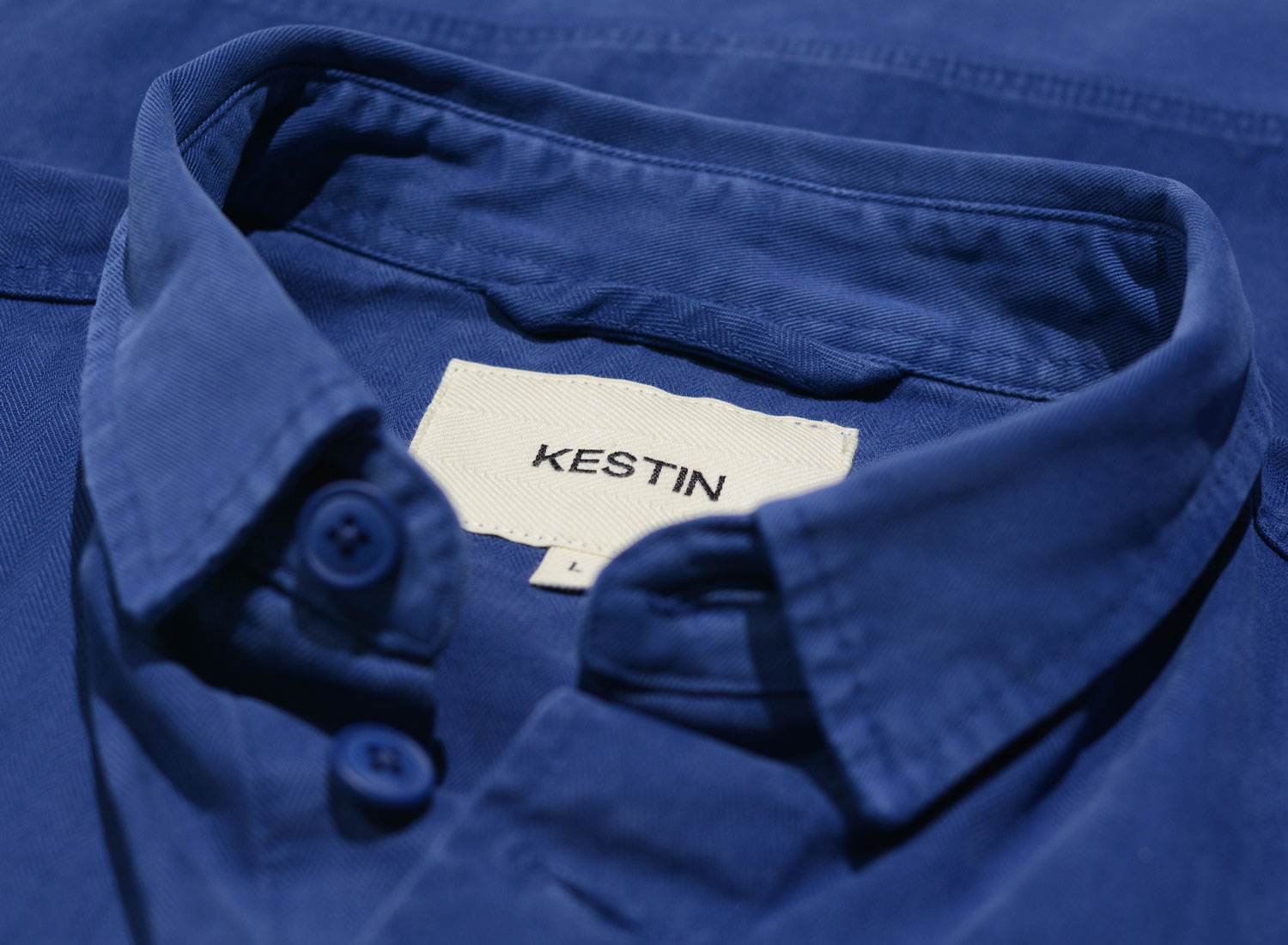 KESTIN ROSYTH OVERSHIRT BLUE