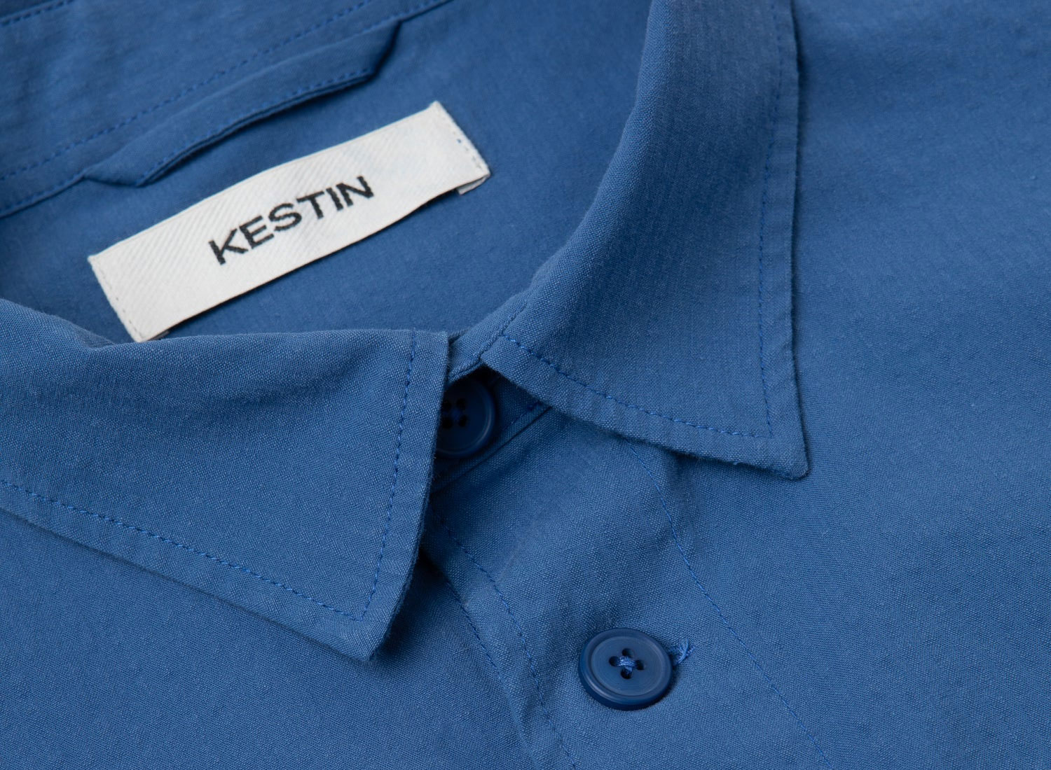 Kestin Rosyth Overshirt Cobalt