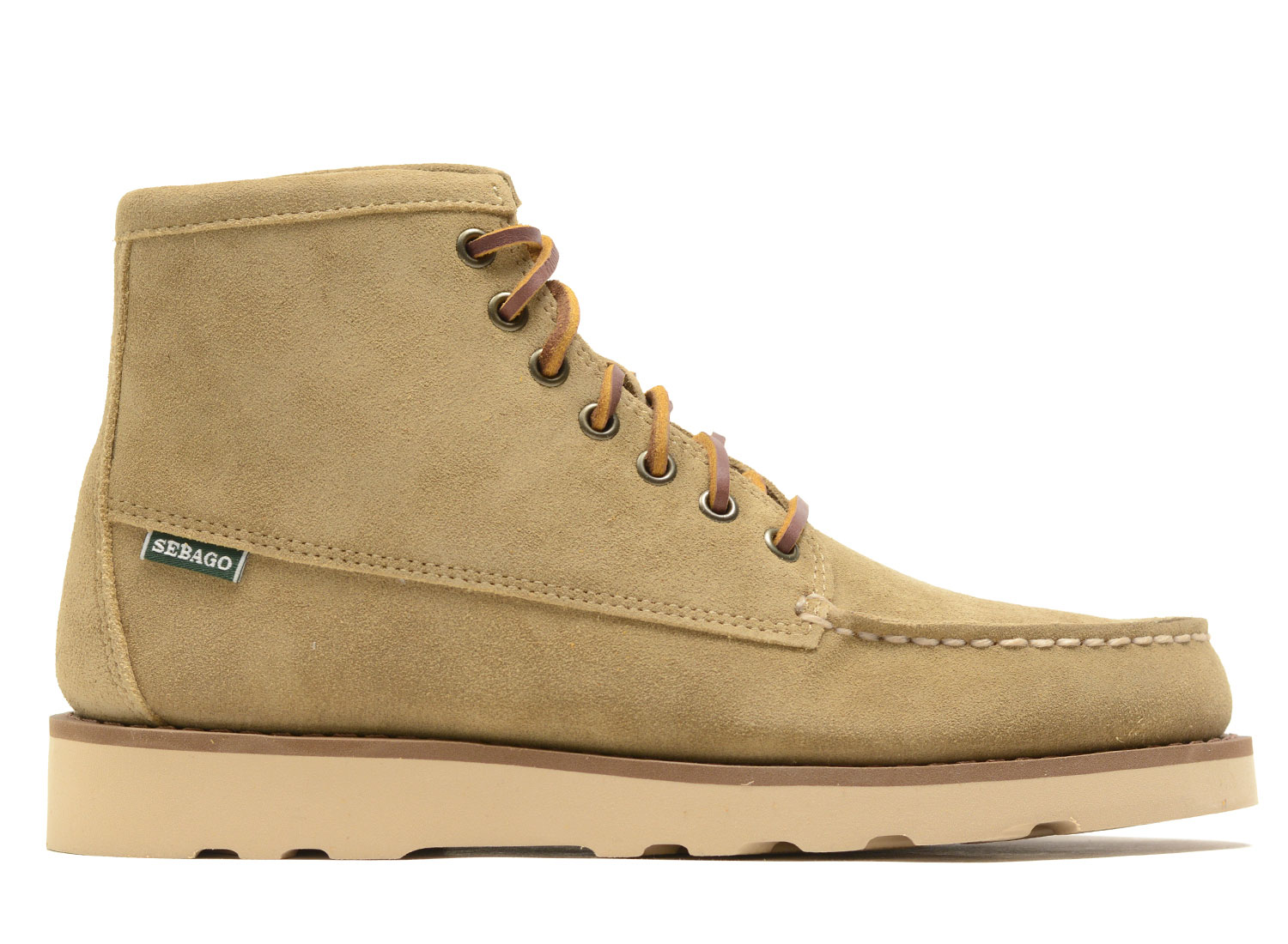 Sebago Tala Mid Oiled Suede Beige Camel