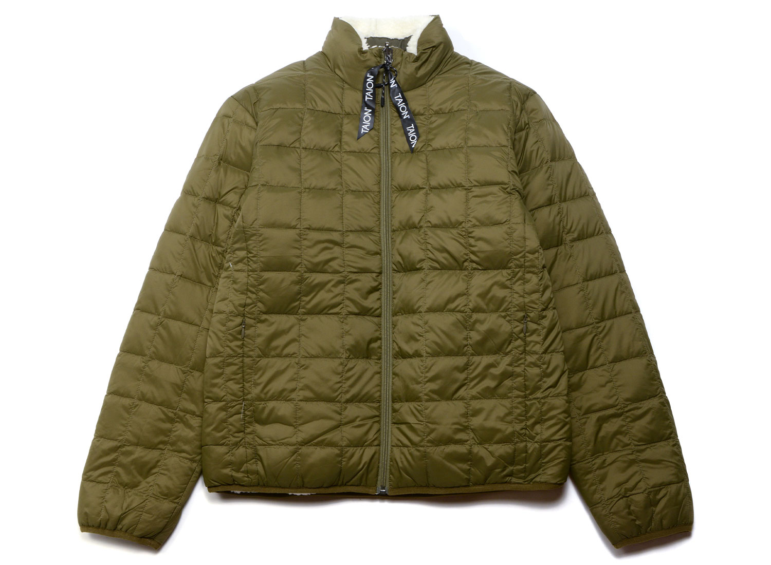 Taion Down x Boa Reversible Down Jacket Olive / Ivory