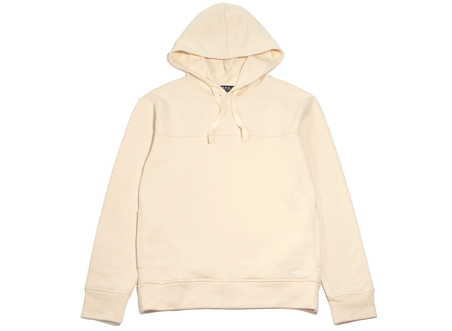 APC HOODIE SCOTT ECRU