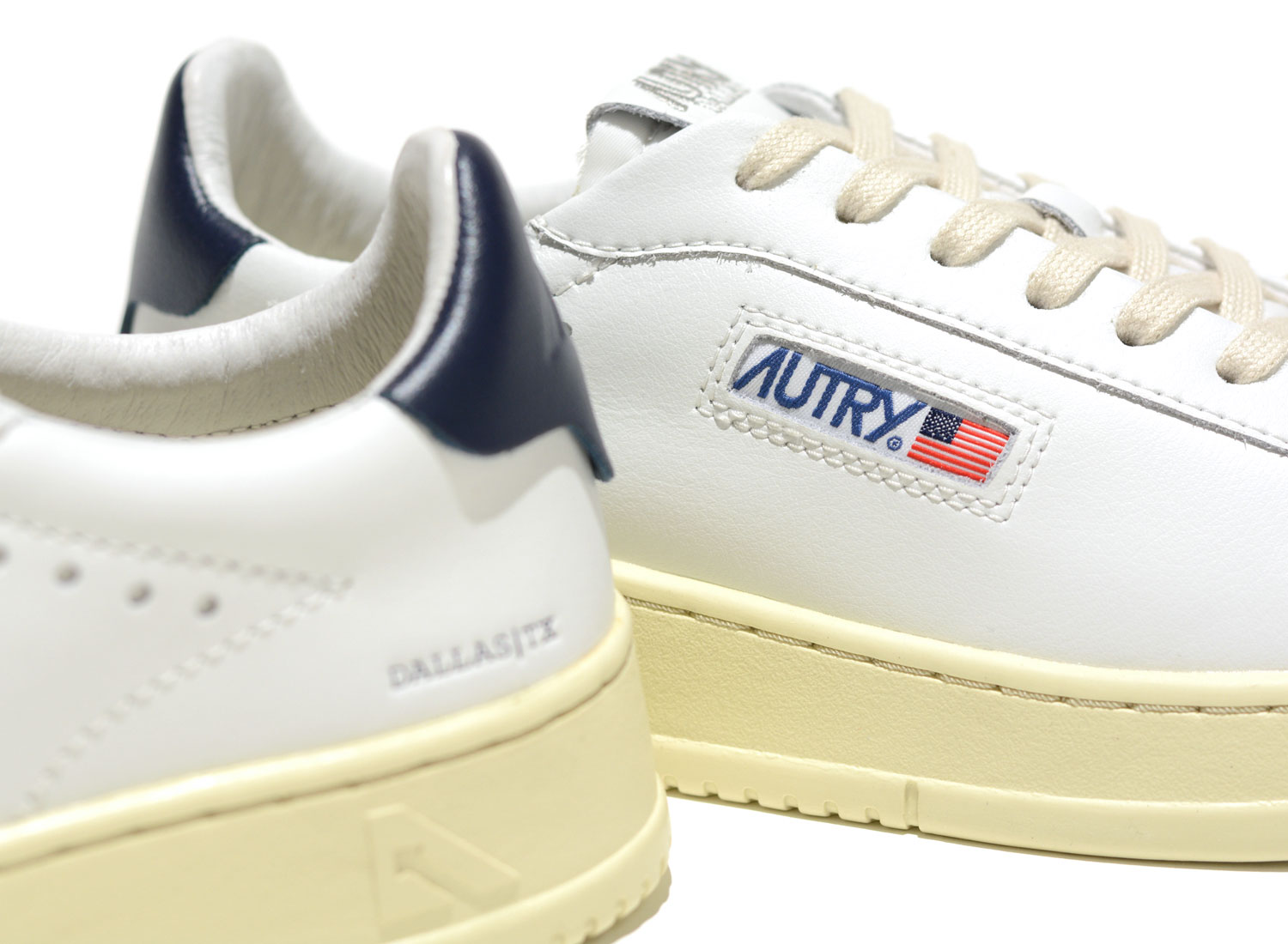AUTRY DALLAS LOW NW05 LEATHER WHITE / SPACE