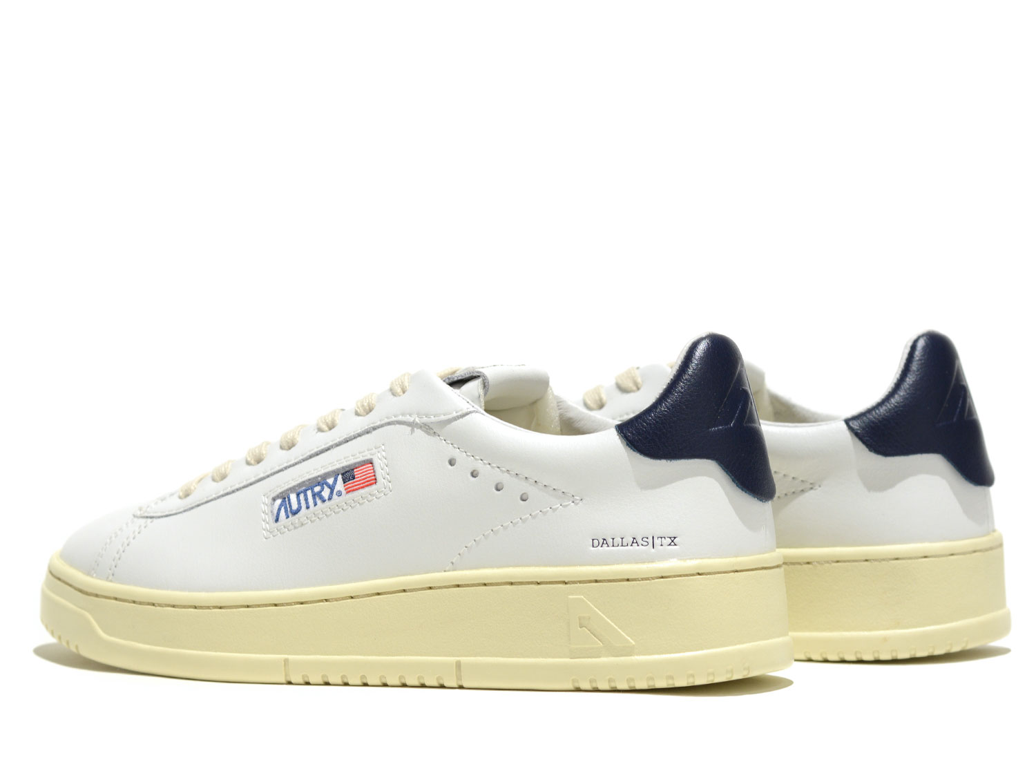 AUTRY DALLAS LOW NW05 LEATHER WHITE / SPACE