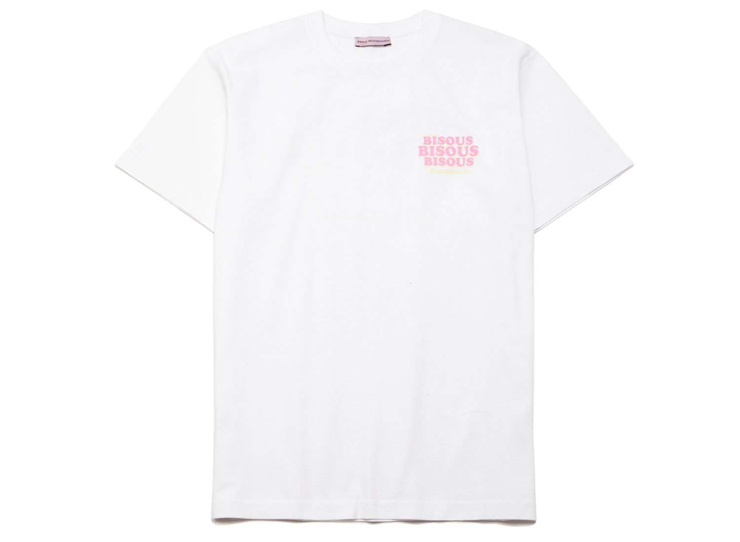 BISOUS SKATEBOARDS GREASE TSHIRT WHITE