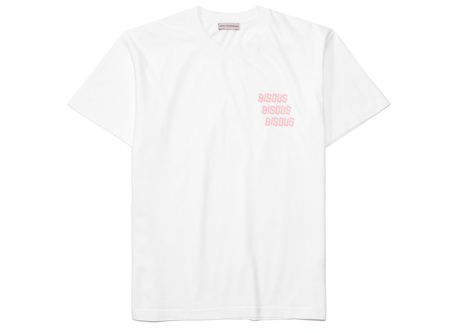 BISOUS SKATEBOARDS BISOUS X3 TEE WHITE