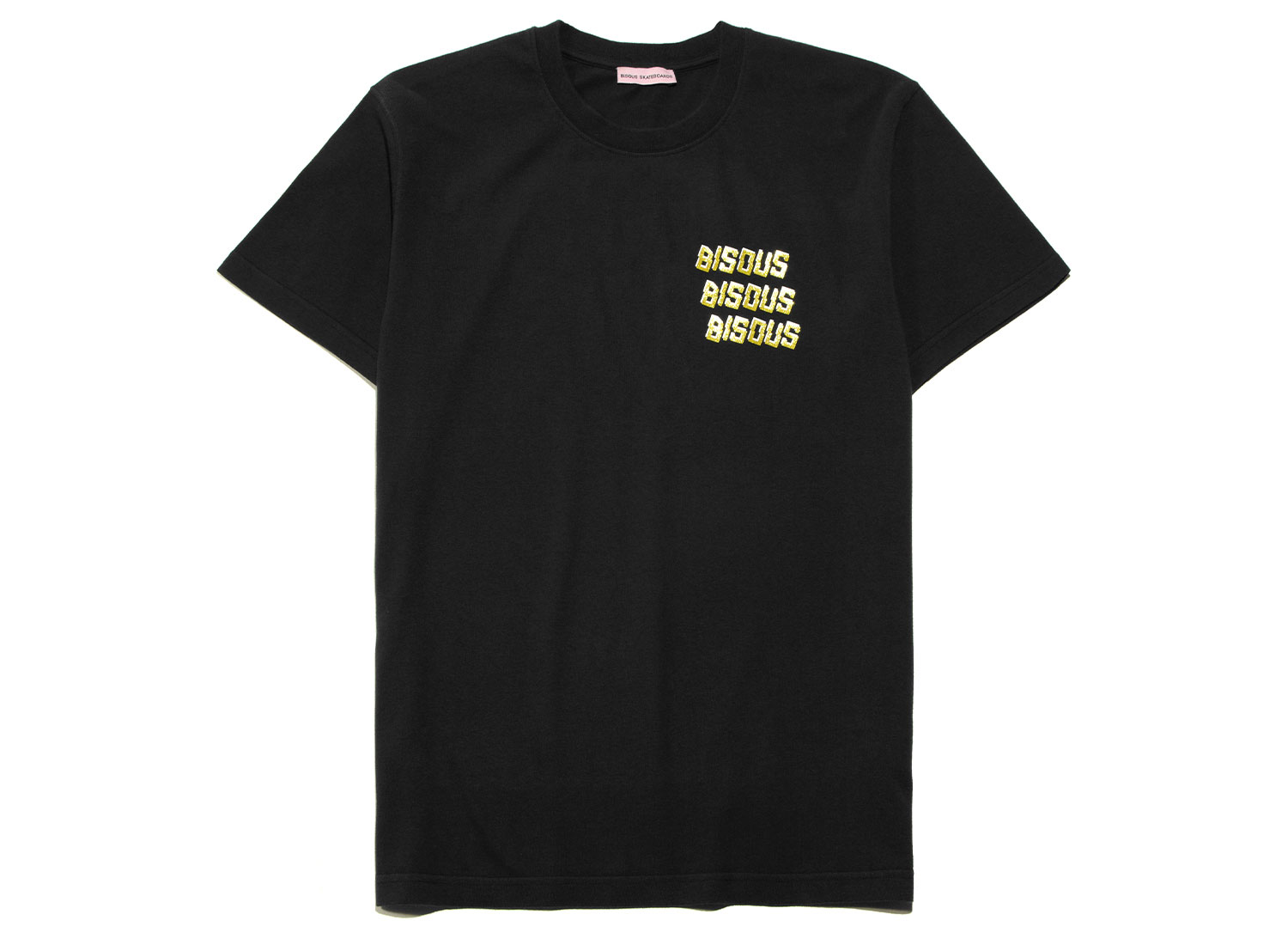 BISOUS SKATEBOARDS BISOUS X3 TEE BLACK / GLITTER