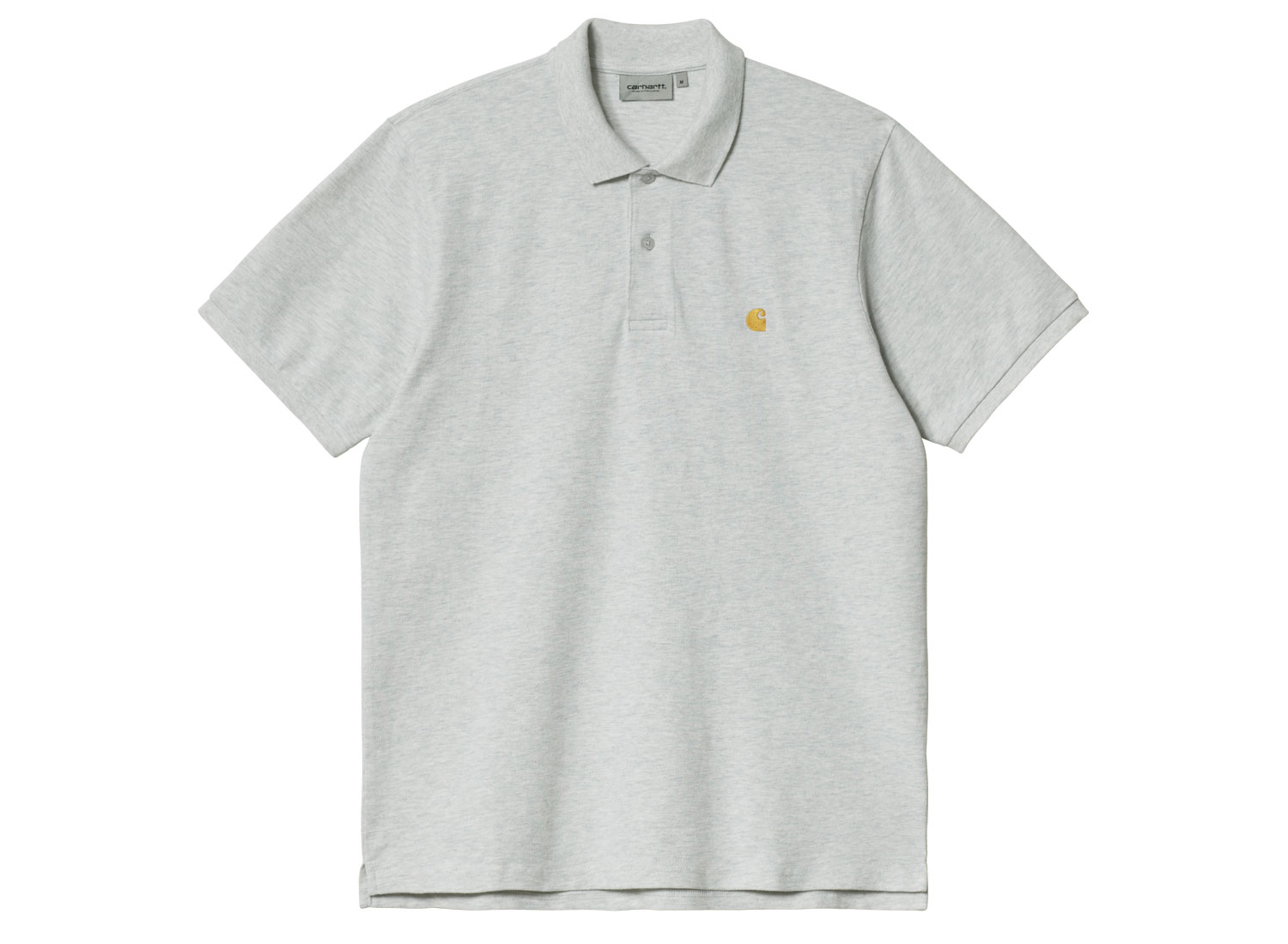 CARHARTT WIP CHASE PIQUE POLO ASH