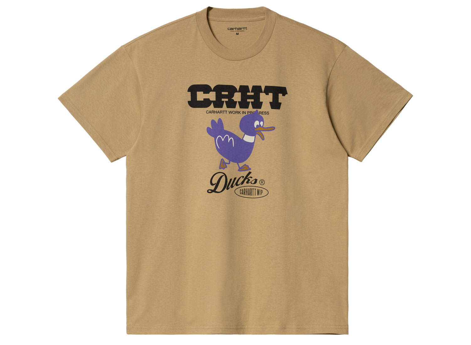 CARHARTT WIP CRHT DUCKS TSHIRT DUSTY HAMILTON BROWN