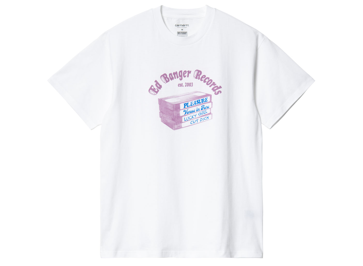 CARHARTT WIP X ED BANGER TSHIRT WHITE