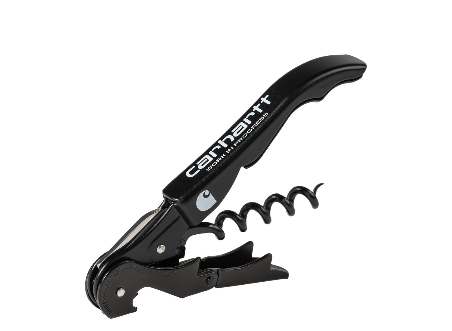 CARHARTT WIP SCRIPT PULLTAP S CORKSCREW BLACK / WHITE