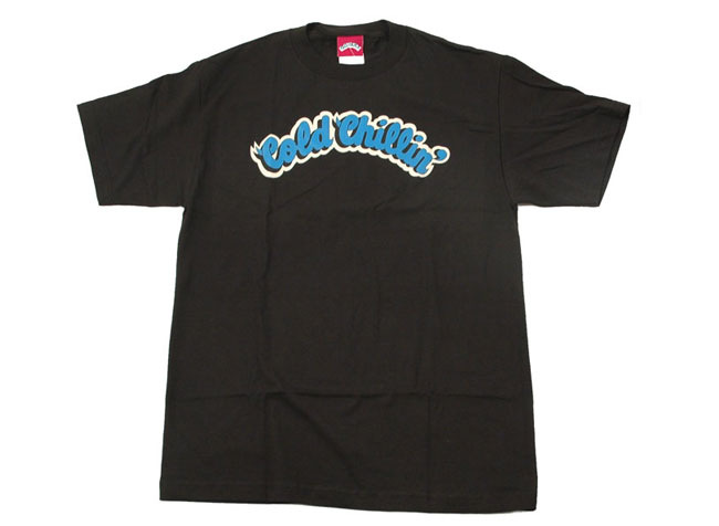 COLD CHILLIN LOGO BLACK TEE SHIRT / Novoid Plus