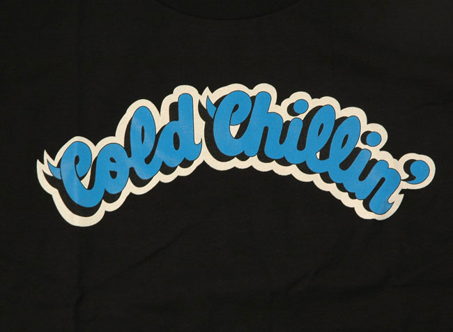 COLD CHILLIN LOGO BLACK TEE SHIRT / Novoid Plus