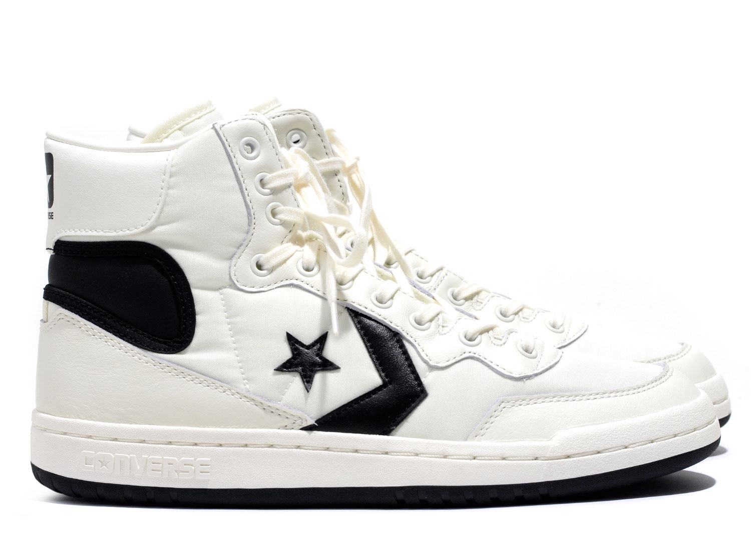 CONVERSE FASTBREAK NYLON HIGH TOP EGRET / BLACK