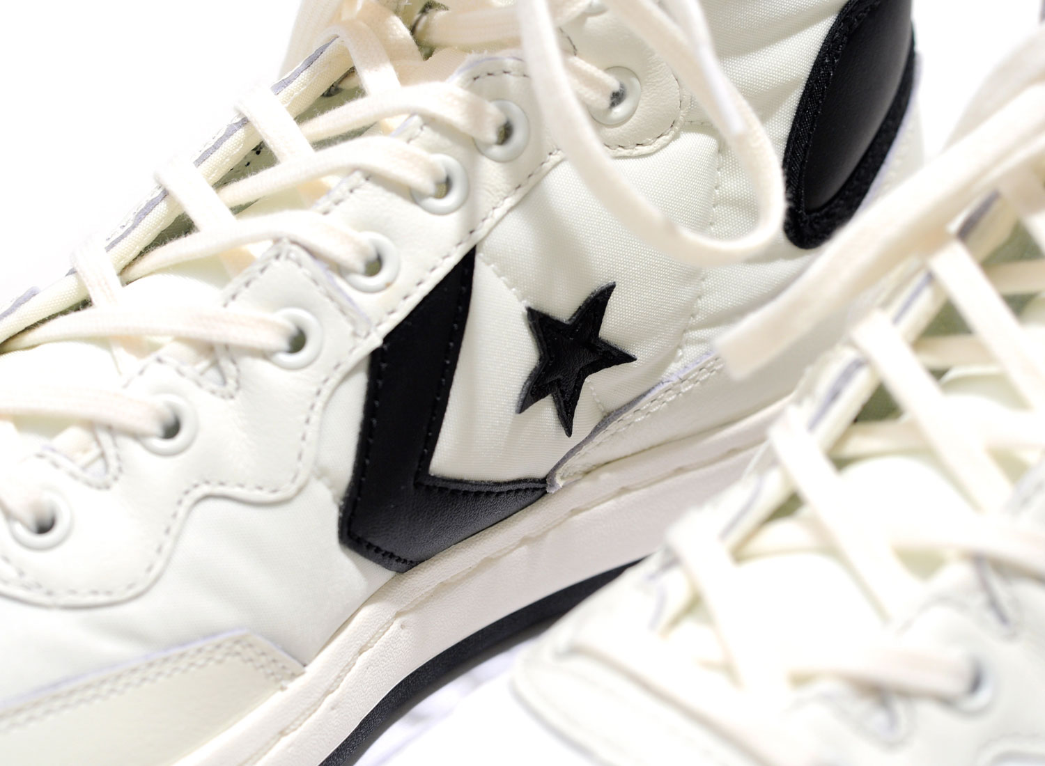 CONVERSE FASTBREAK NYLON HIGH TOP EGRET / BLACK