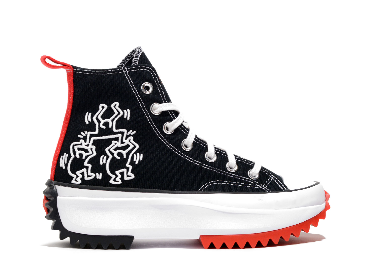 CONVERSE X KEITH HARING RUN STAR HIKE HI BLACK