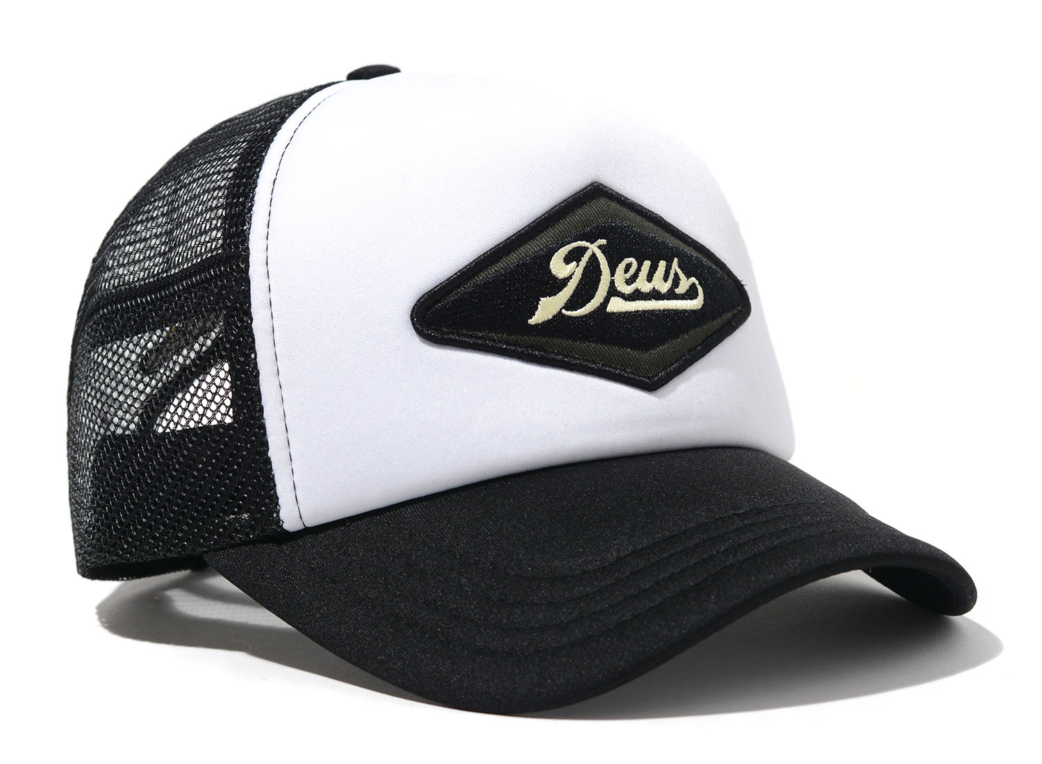 DEUS EX MACHINA DIAMOND TRUCKER BLACK / WHITE