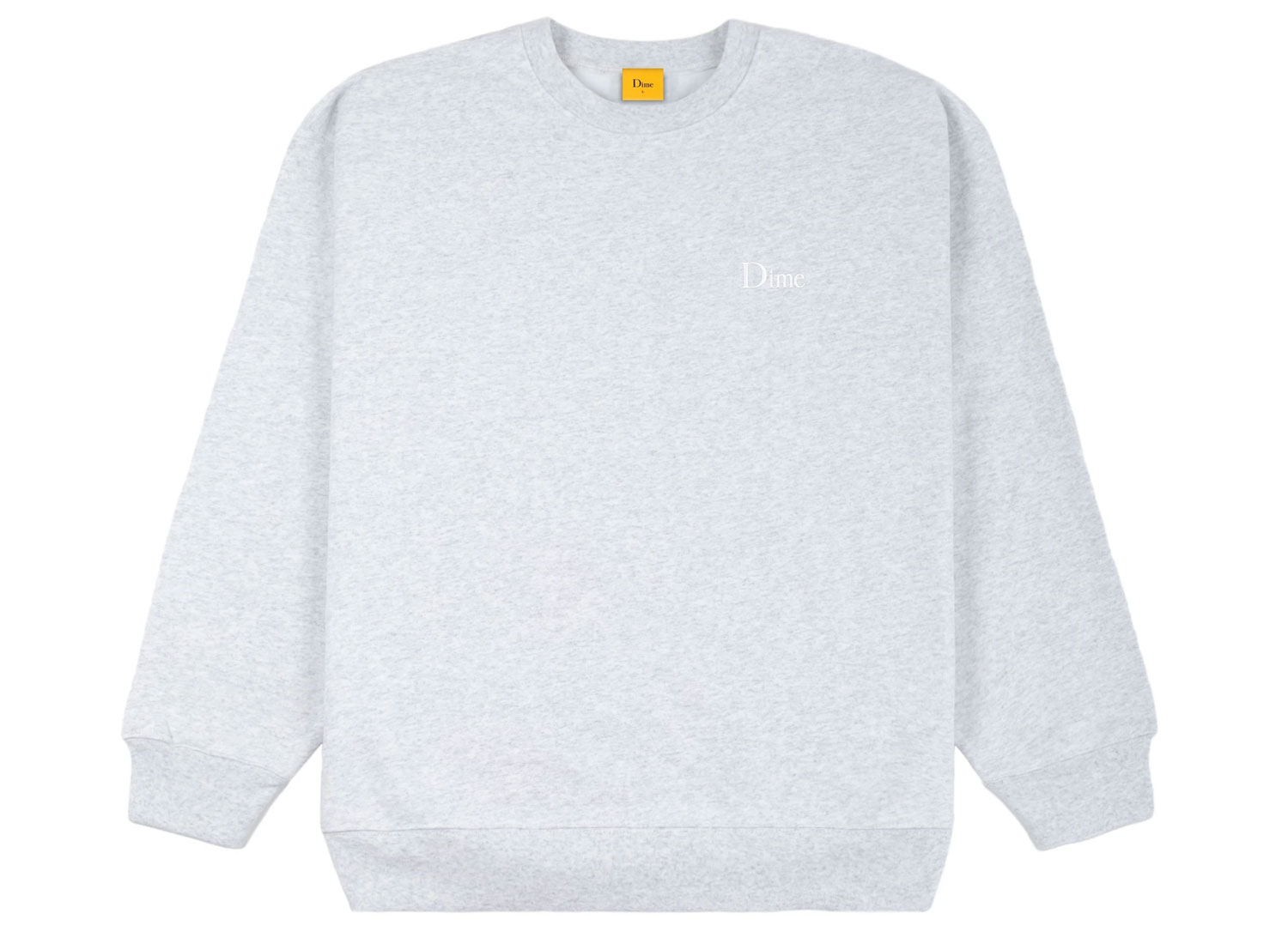 DIME CLASSIC SMALL LOGO CREW ASH