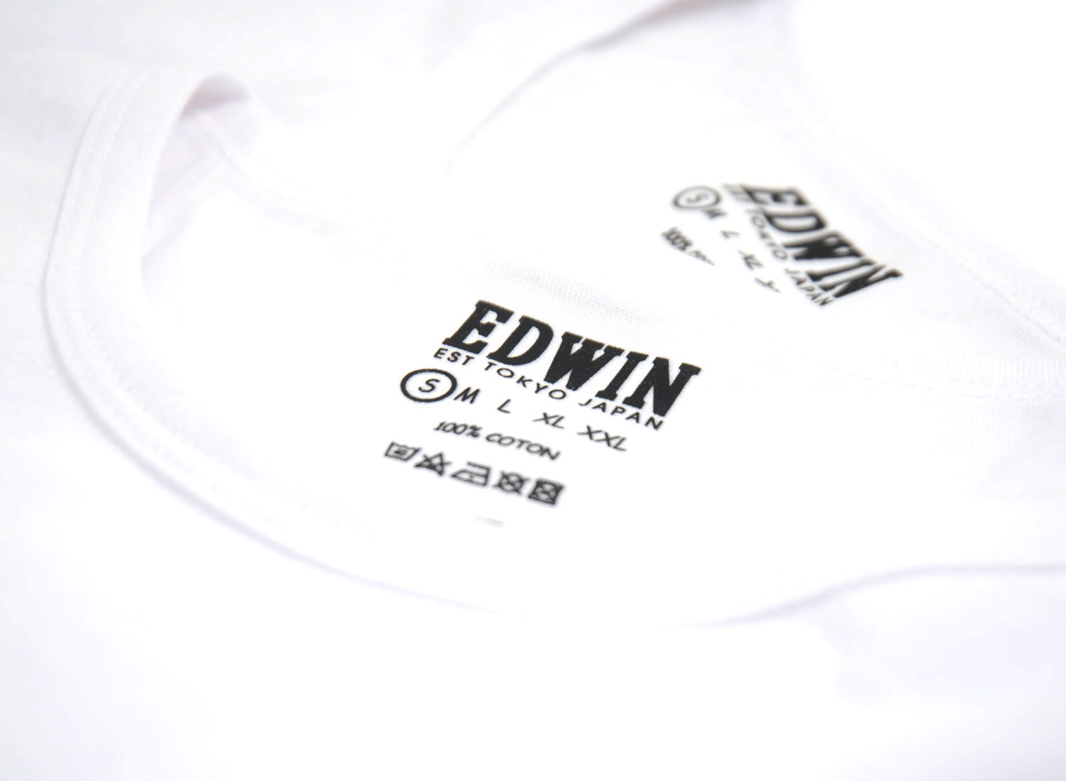 EDWIN DOUBLE PACK SS TEE WHITE