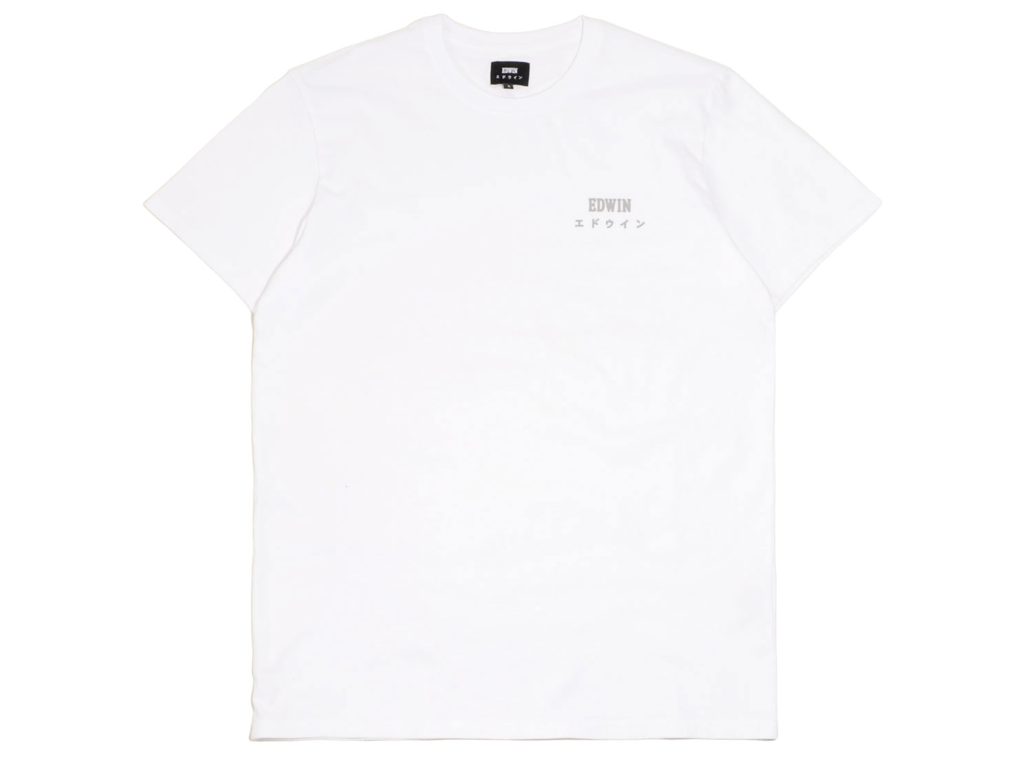 EDWIN LOGO CHEST TSHIRT WHITE