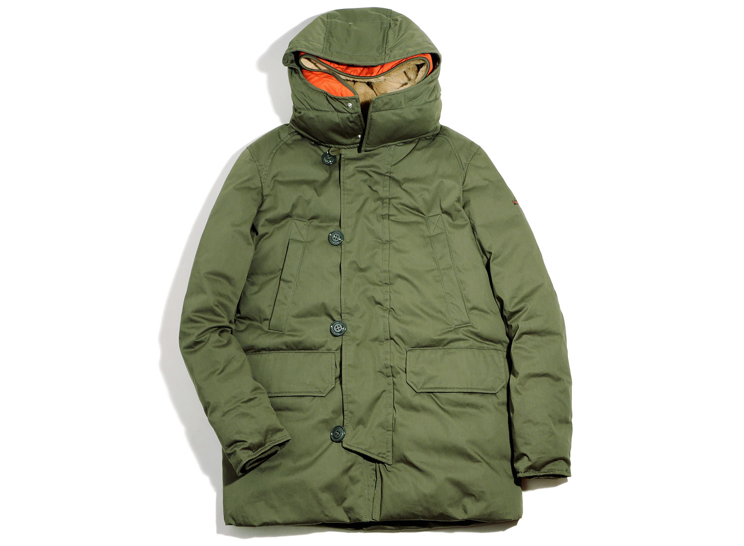 HOLUBAR BOULDER LI77 PARKA MILITARY OLIVE