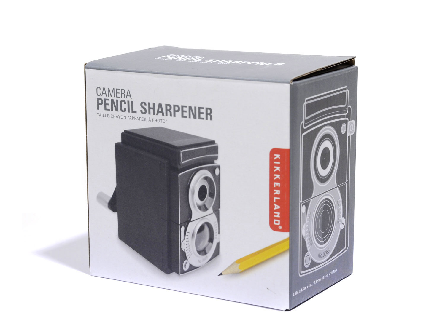 KIKKERLAND CAMERA PENCIL SHARPENER