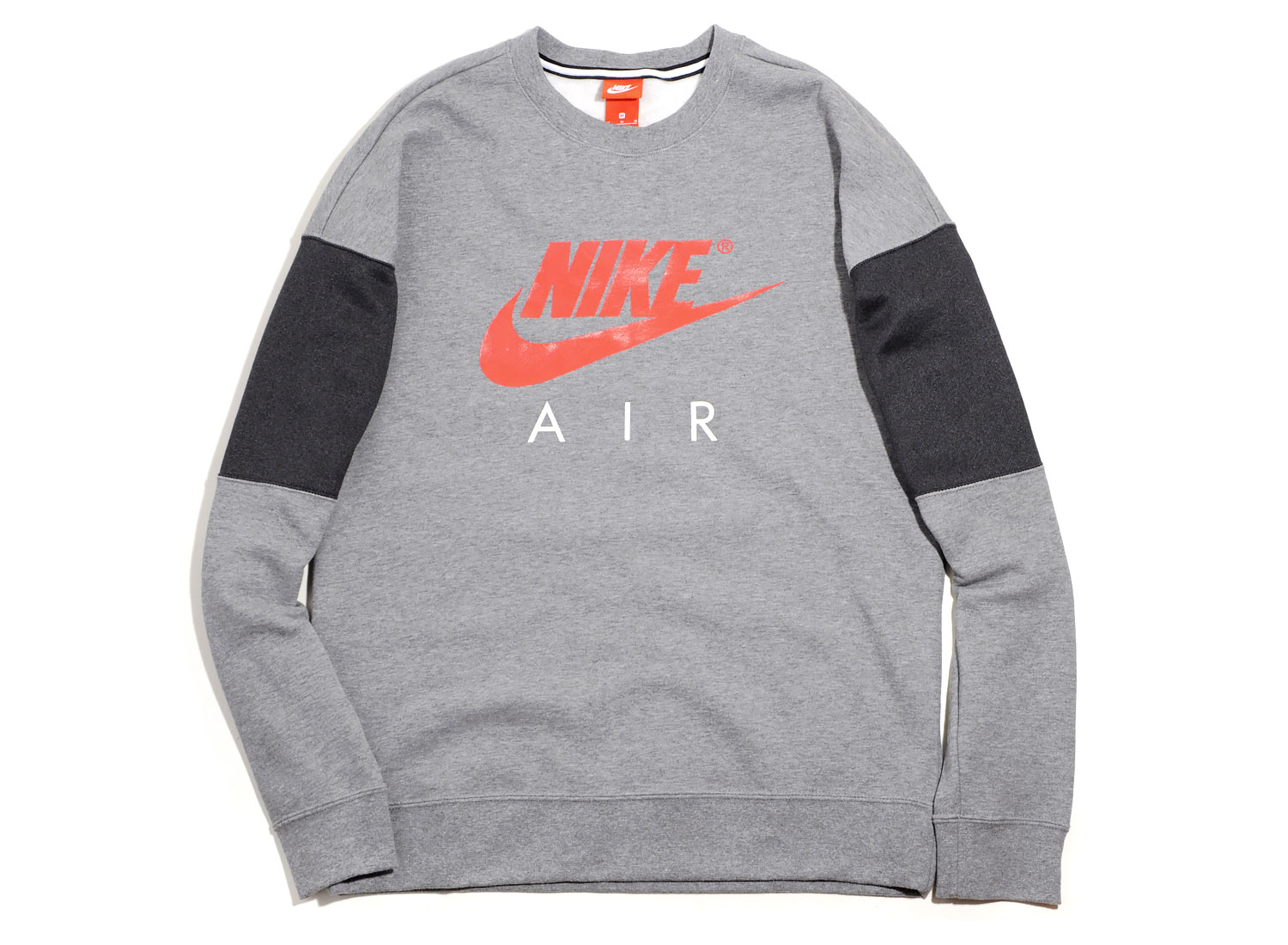 nike air crew neck sweatshirt grey