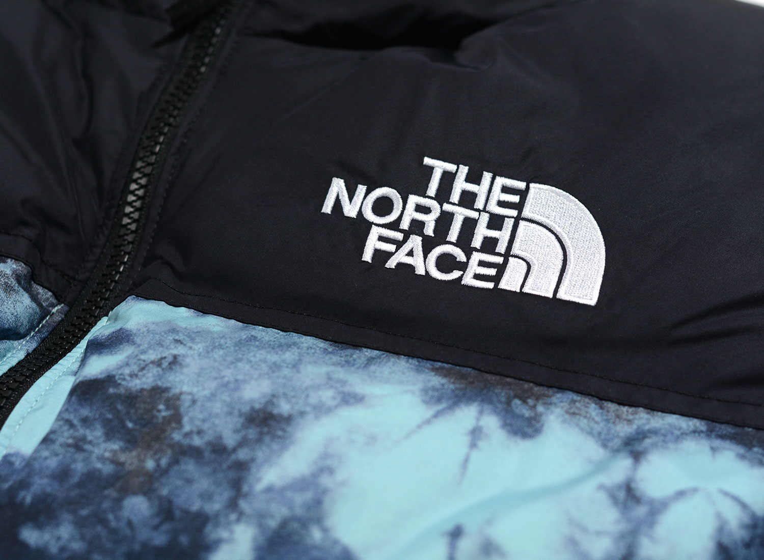 THE NORTH FACE PRINT NUPTSE JACKET WASABI ICE