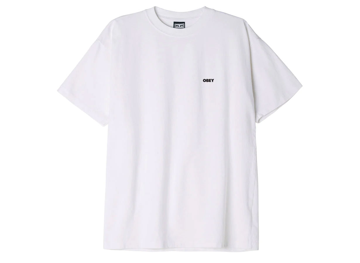 Obey Bold Icon Heavyweight Tshirt White