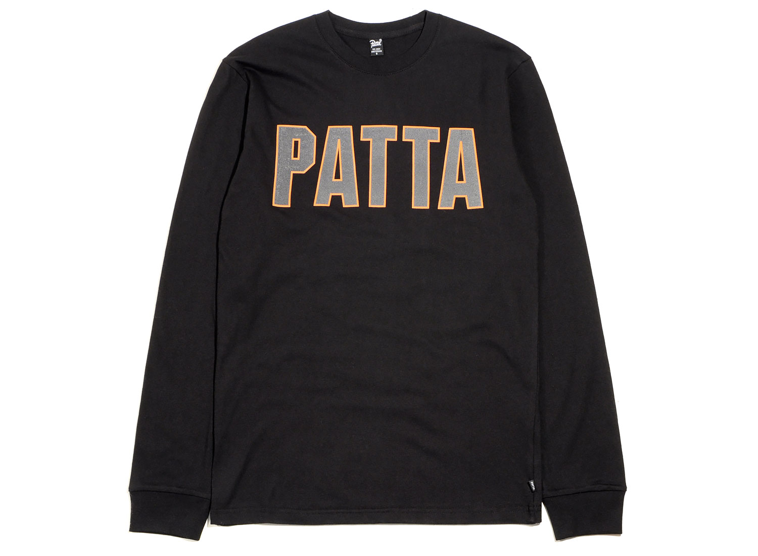 PATTA ATHLETIC LOGO LONGSLEEVE BLACK