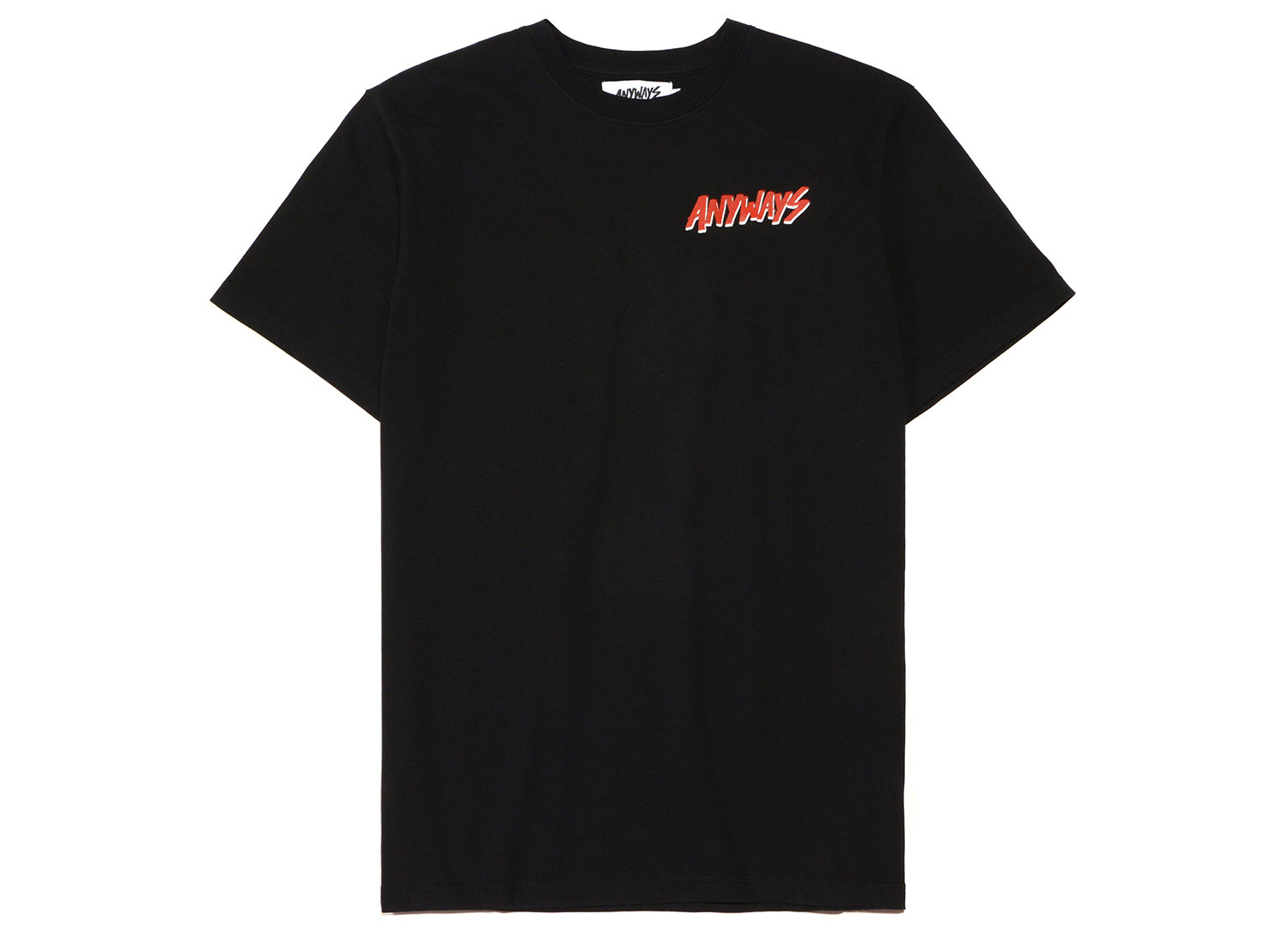 RIDE ANYWAYS TSHIRT TESTAROSSA BOYFRIEND BLACK