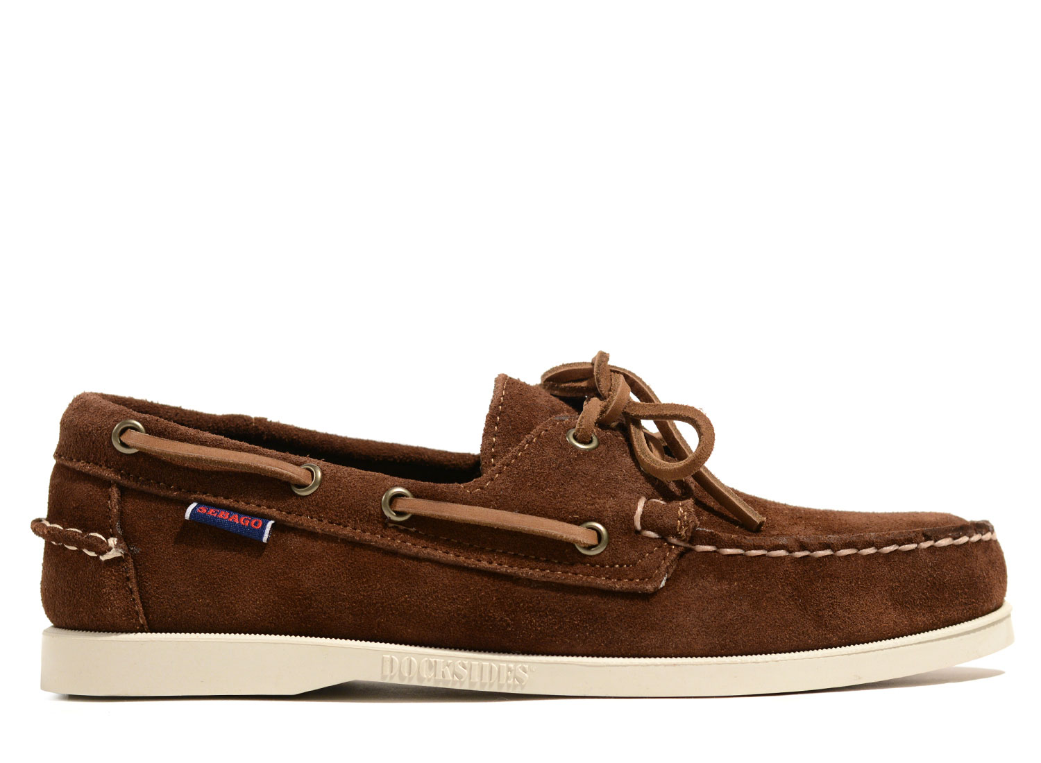 SEBAGO DOCKSIDES PORTLAND SUEDE DARK BROWN
