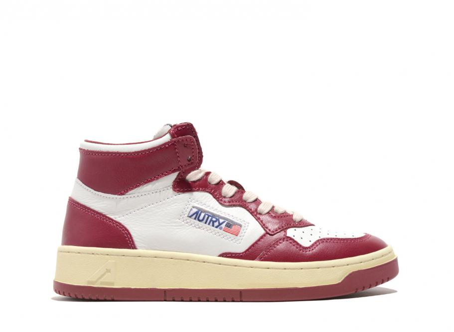 AUTRY 01 MID WB13 WHITE / AMETHYST